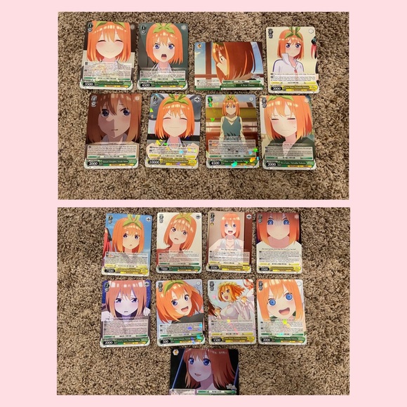Toys | Yotsuba Nakano Card Lot The Quintessential Quintuplets 2 Weiss ...